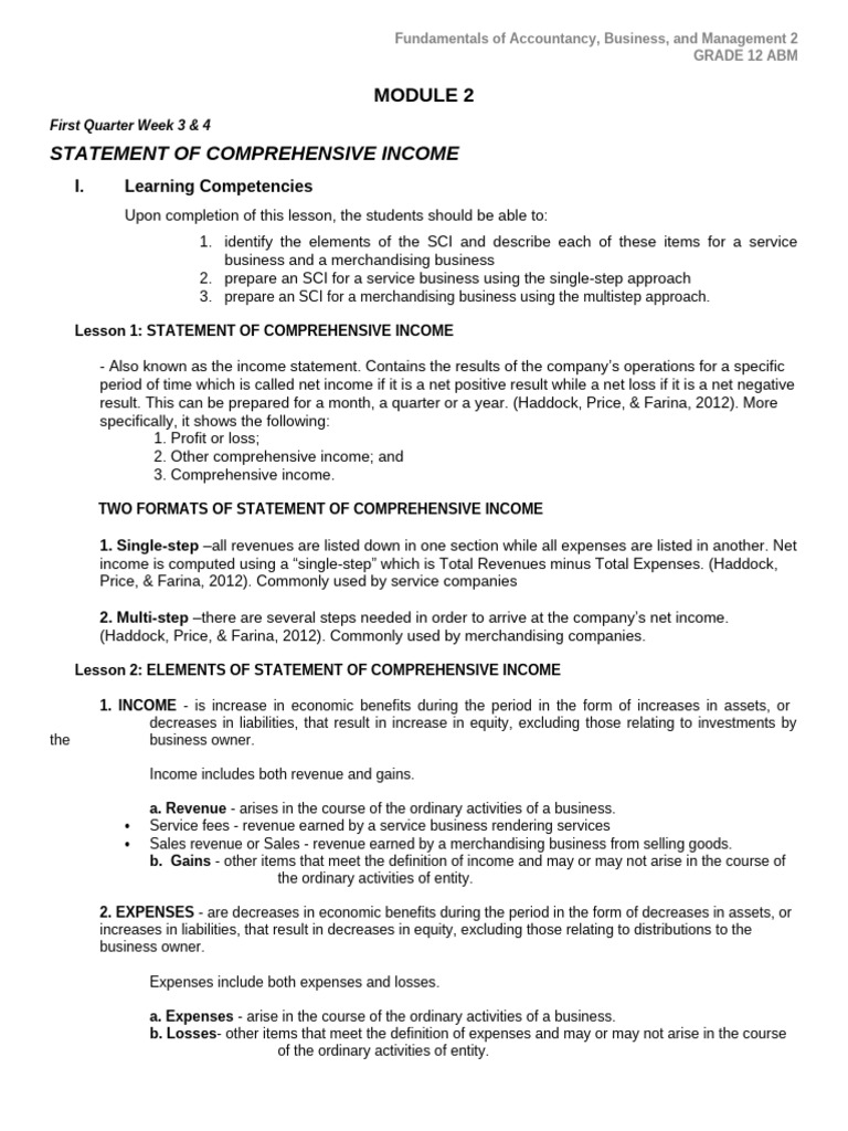 Module 2_Week_3 & 4_SCI | PDF