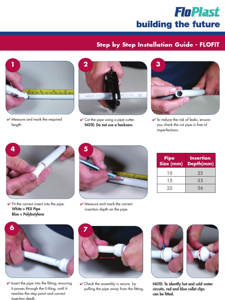 FloFit Installation Guide | PDF | Pipe (Fluid Conveyance) | Building ...