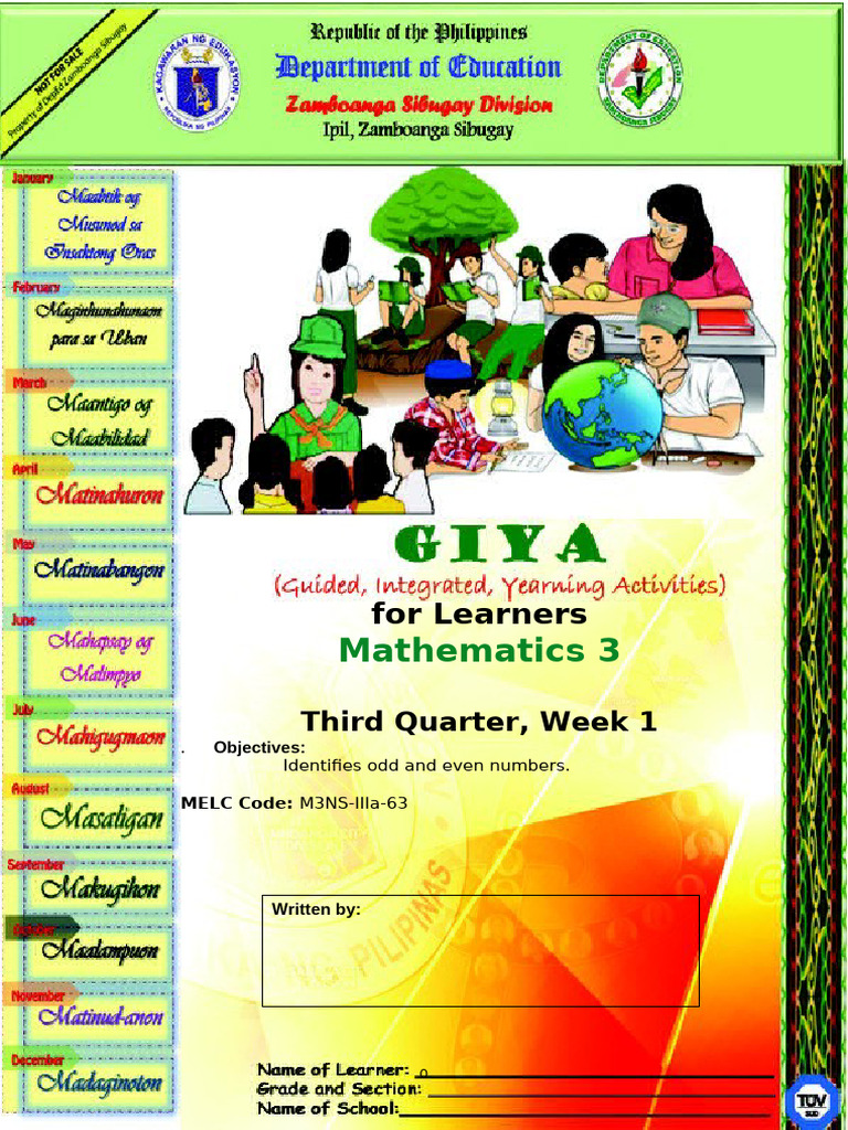 Q3 Math 3 Week 1 | PDF