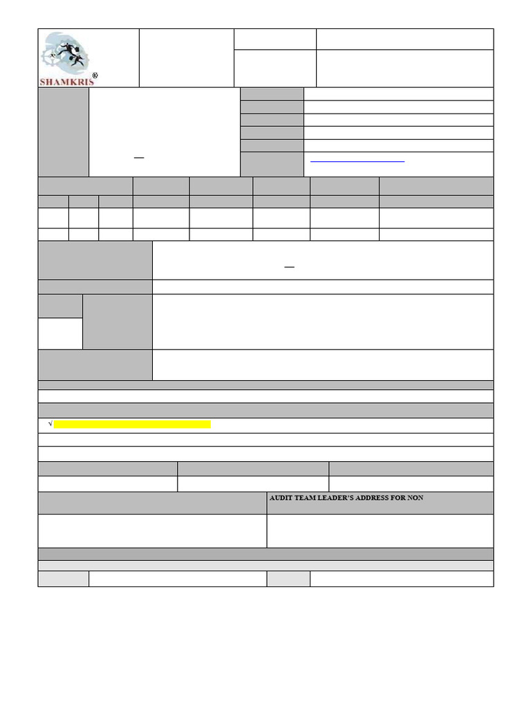 Audit Report - ISO 14064 12006, ISO 14064-22006 - VL | PDF