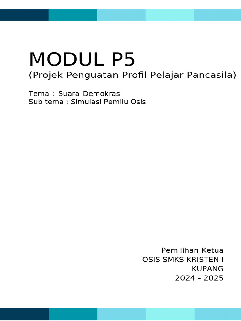MODUL SUARA DEMOKRASI - Merged-1 | PDF