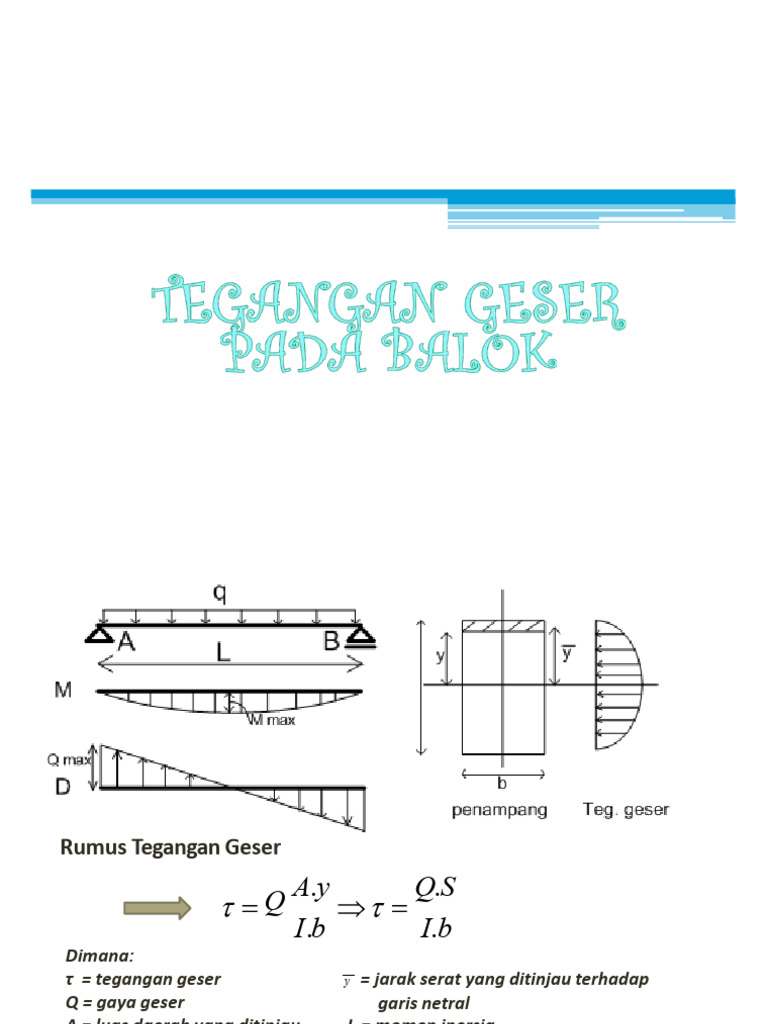 Tegangan Geser | PDF