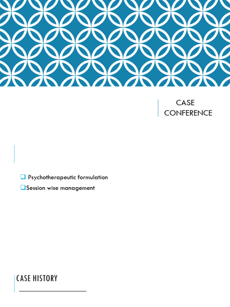 Case Conference | PDF