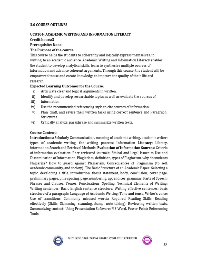 Academic Writing | PDF