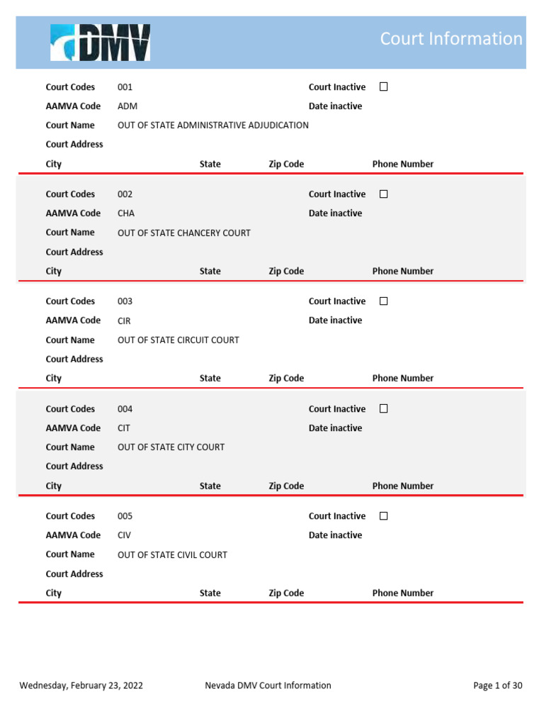 Courtcodes | PDF | Judiciaries | Written Communication