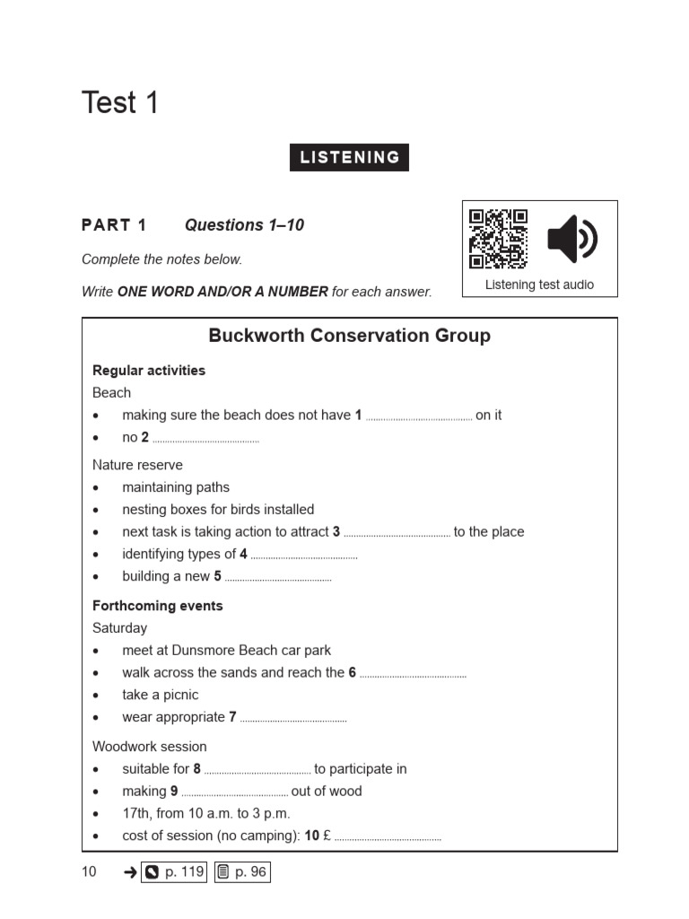CAMBRIDGE 17 TEST 1 (Part 1) | PDF
