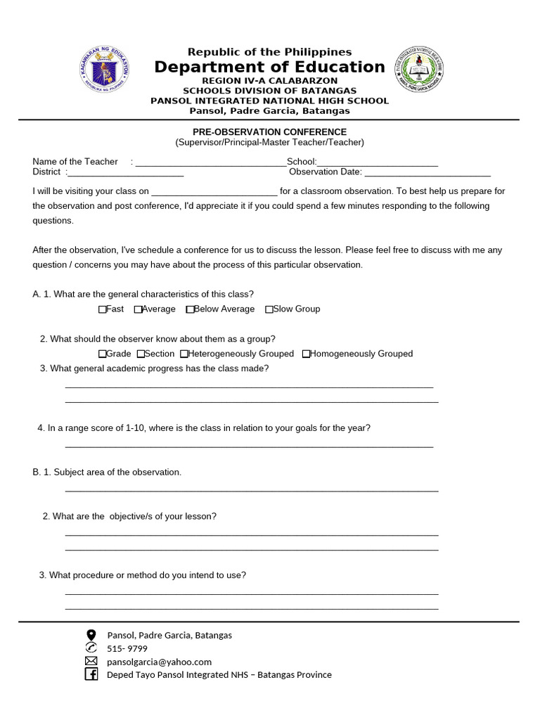 COT Pre Post Con | PDF