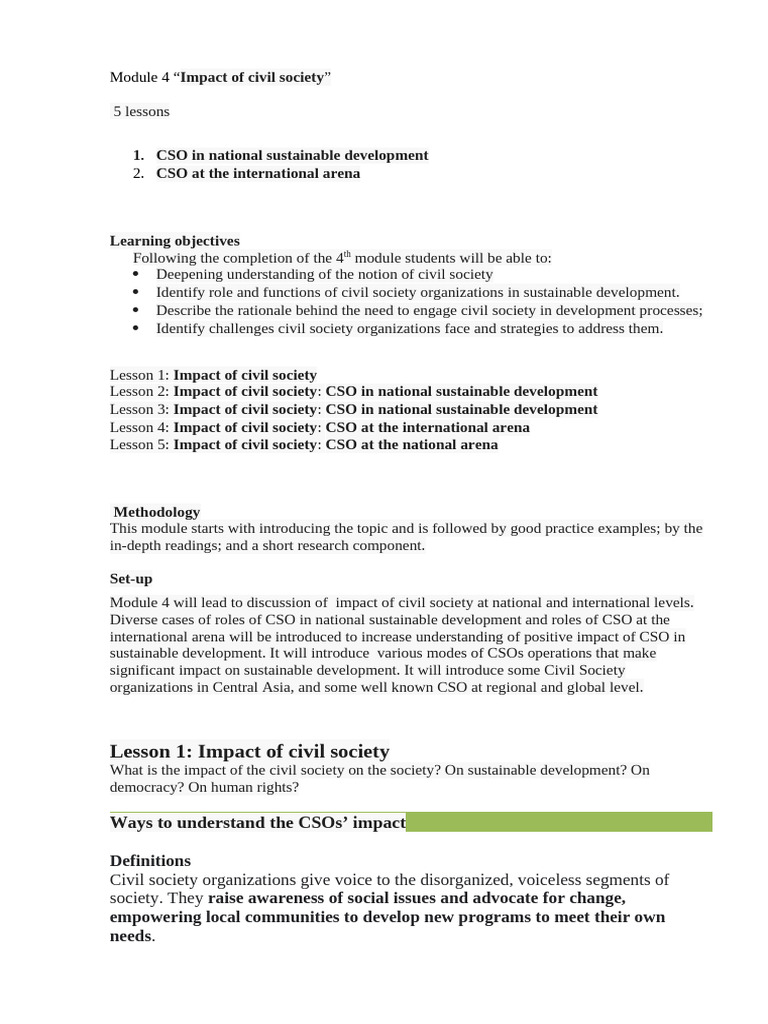Reading For Module 4 | PDF