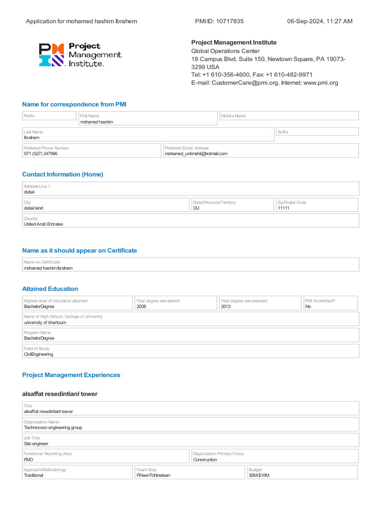 Application Report - 8232105 | PDF