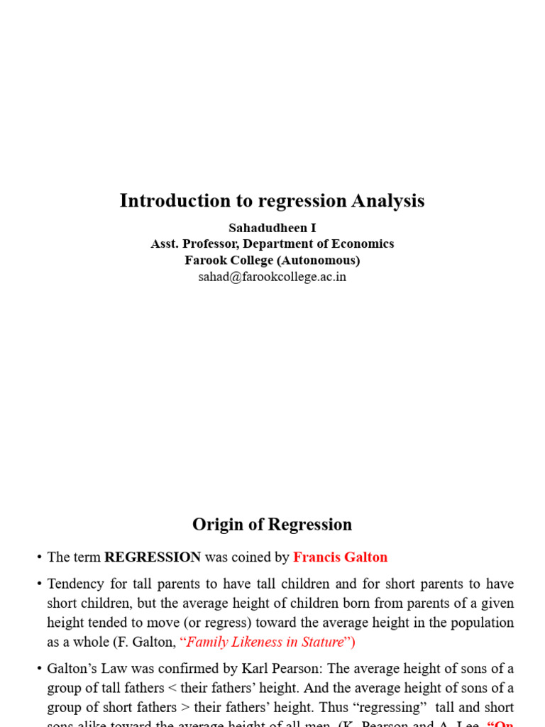 Regression 2 | PDF