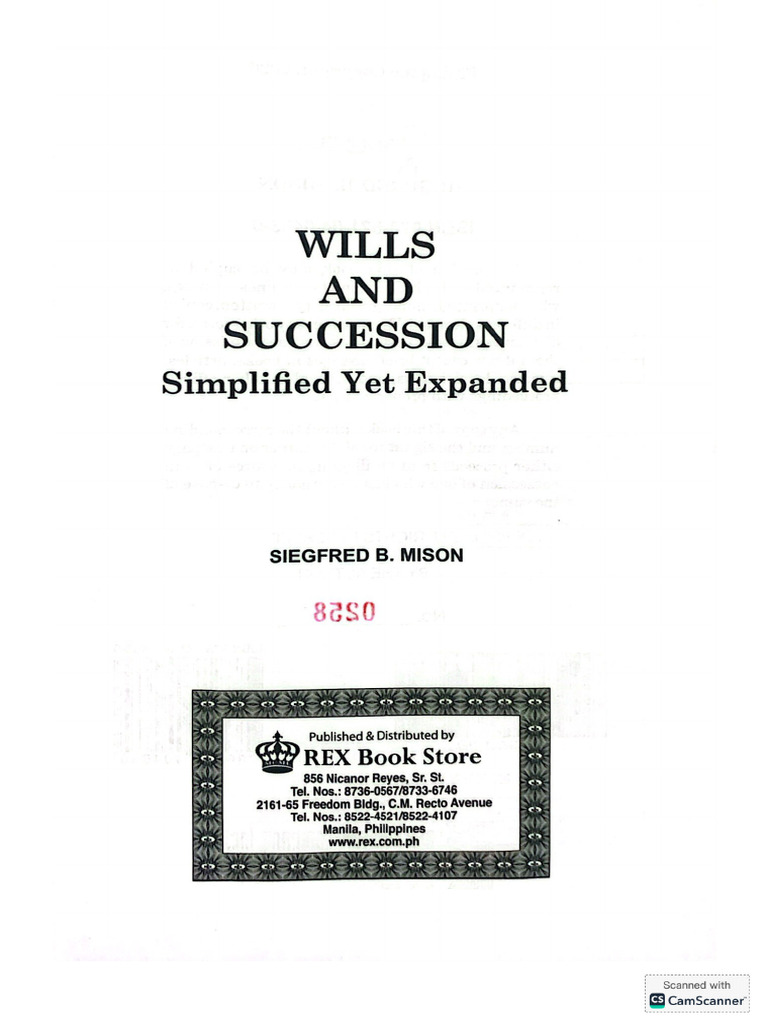 1 Succession - Siegfred | PDF