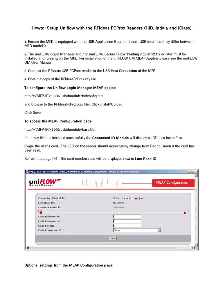 RFIdeas - How To | PDF