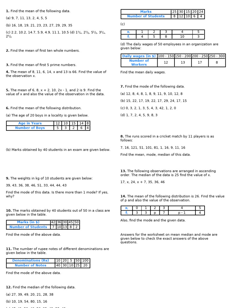 Statistics Questions | PDF