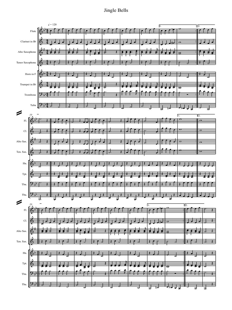 Jingle_Bells_-_score_and_parts | PDF