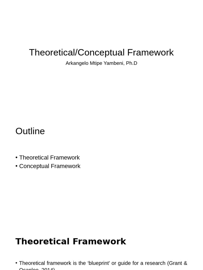 Theoretical Framework | PDF