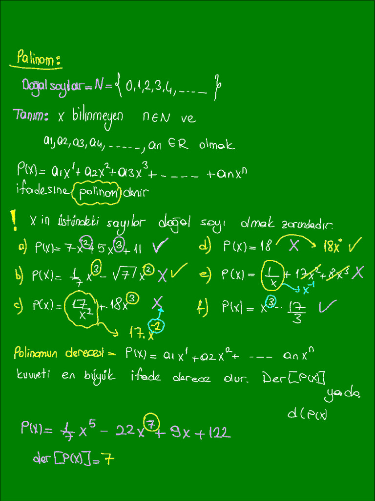 polinom konu anlatım | PDF