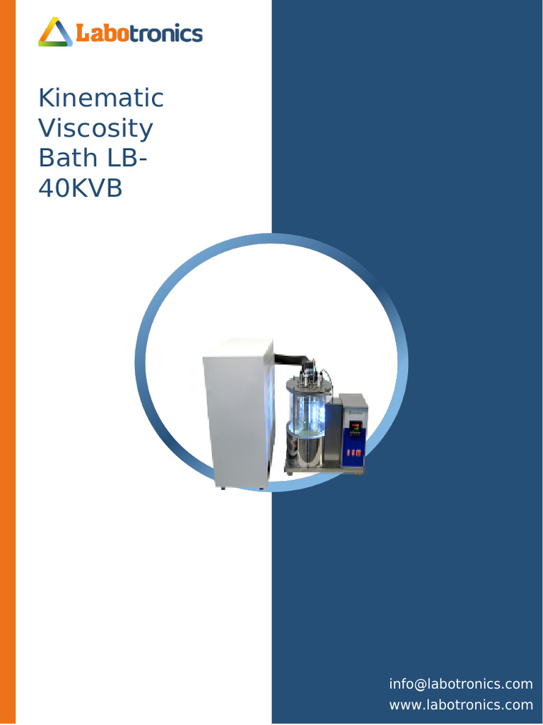 Kinematic Viscosity Bath LB 40KVB | PDF | Technology & Engineering