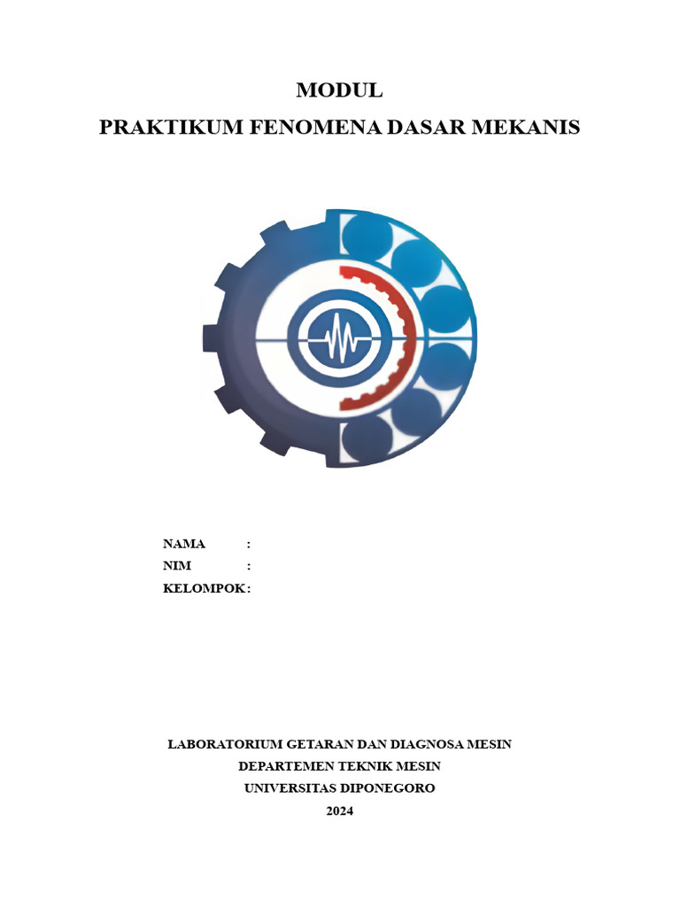 Modul Fenomena Dasar Mekanis 2024 | PDF