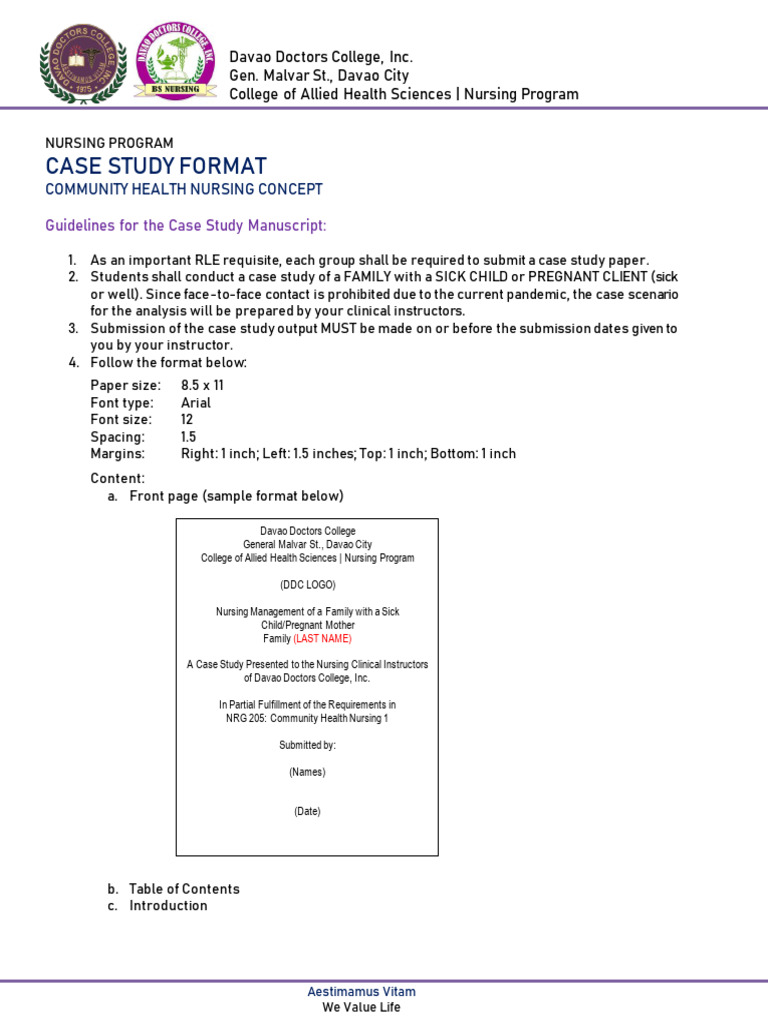 2021 DDC Case Study Format CHN 1 3 | PDF