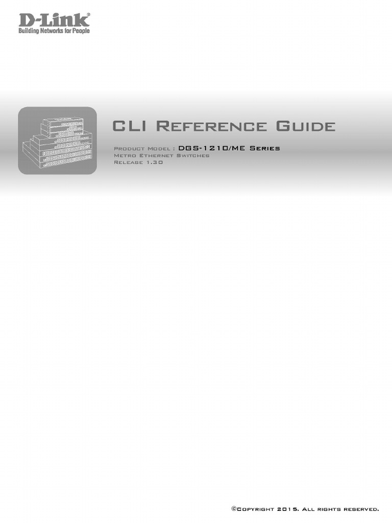 DGS 1210 ME Series CLI Reference Guide v1 30 | PDF | Telecommunications ...