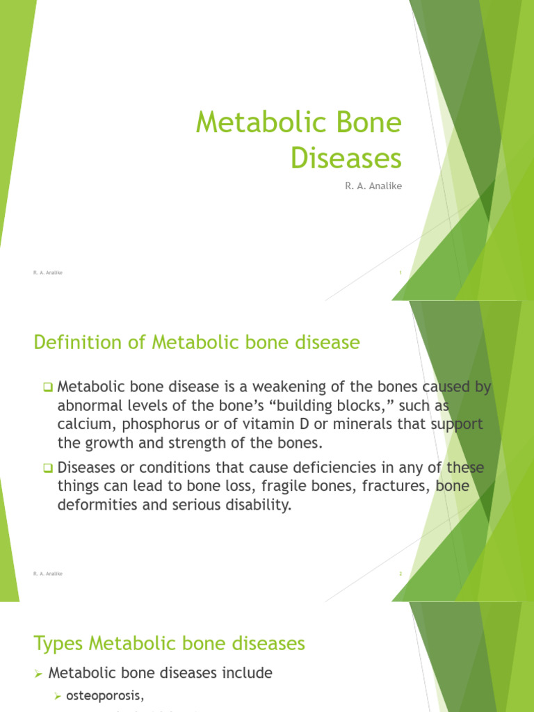 Metabolic Bone Diseases | PDF | Osteoporosis | Vitamin D