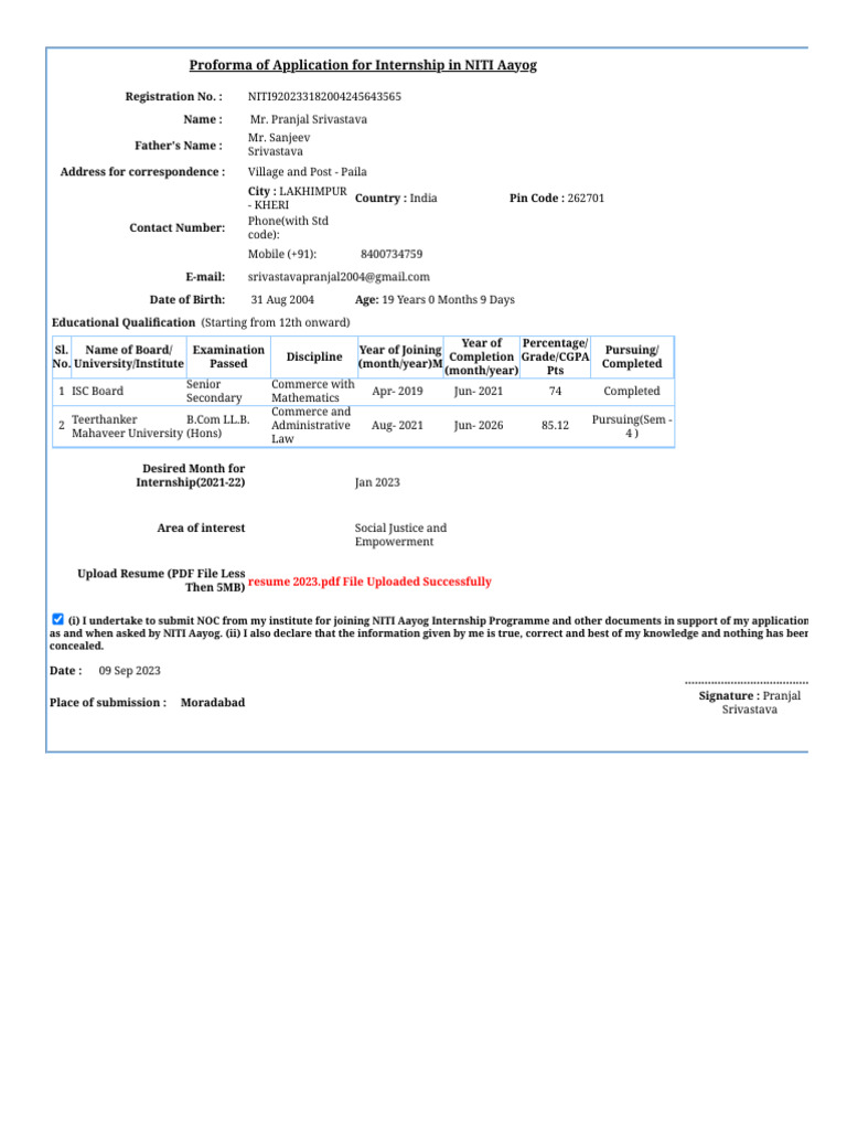 Niti Aayog 2023 | PDF