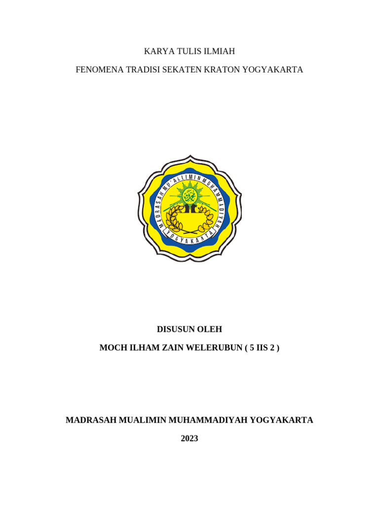 Kti Ilham Zain Iis 2 | PDF