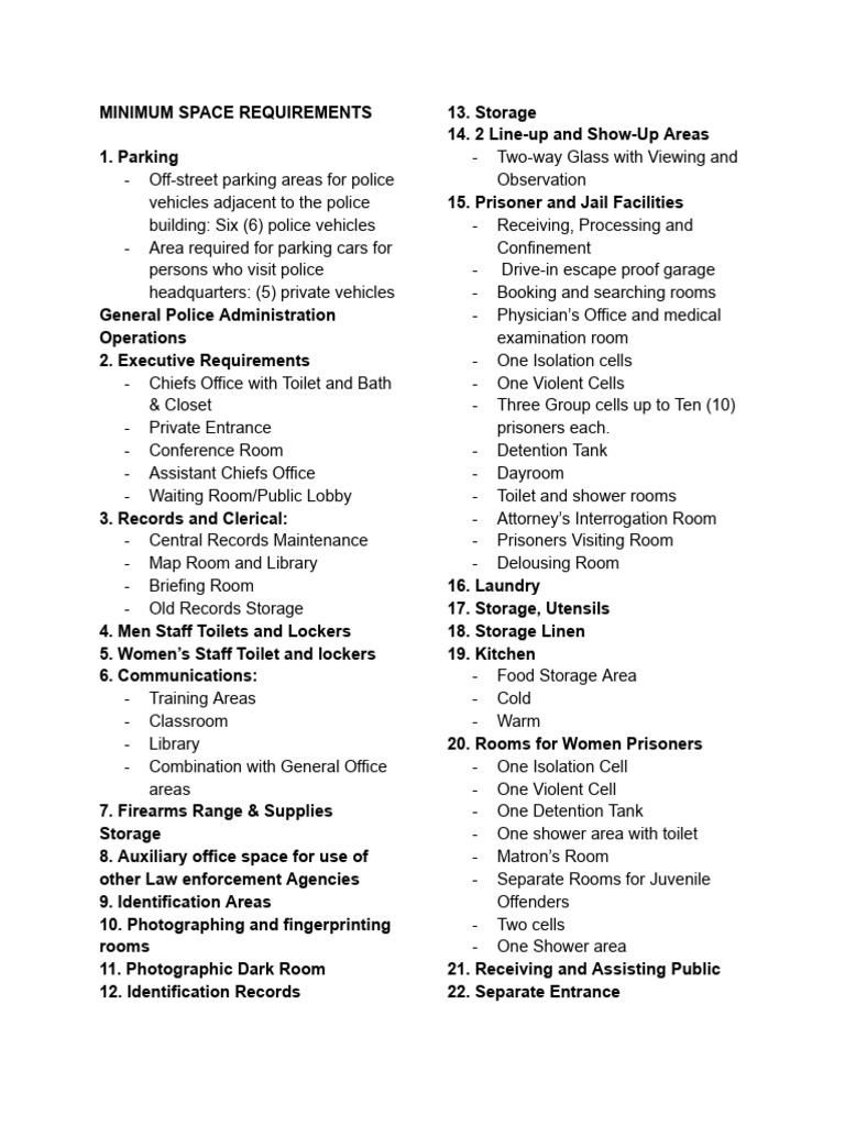 POLICE STATION | PDF