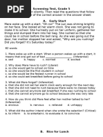 NAT6 Sample Answer Sheet | PDF