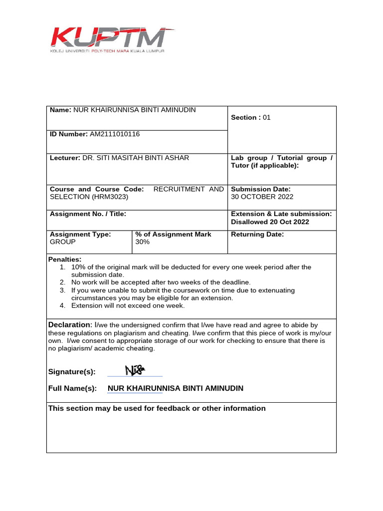 HRM3023 Group Assignment | PDF | Honda | Motorcycle