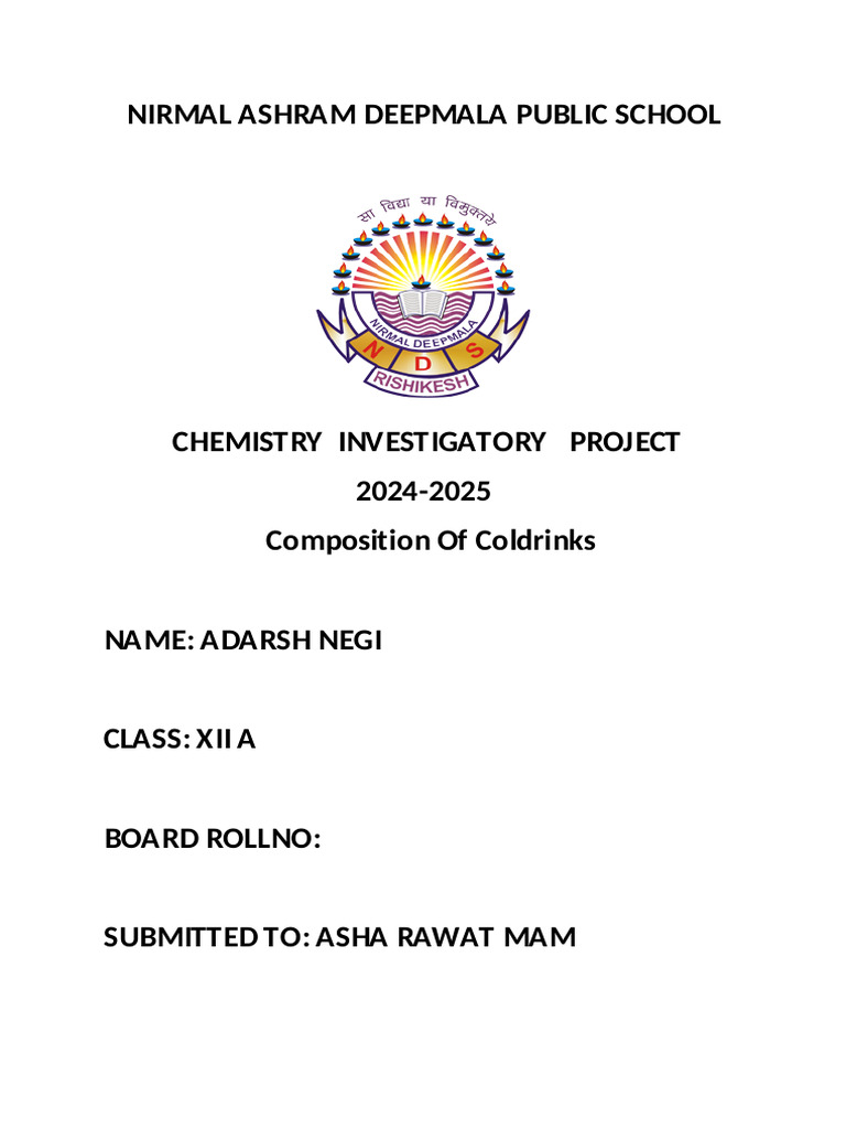 Adarsh Chem | PDF