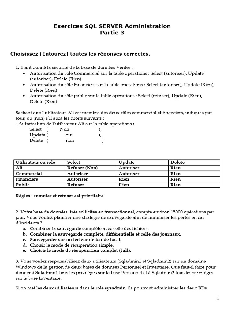 Exercices-SQL-partie 3 | PDF Exercices-SQL-partie 3 | PDF