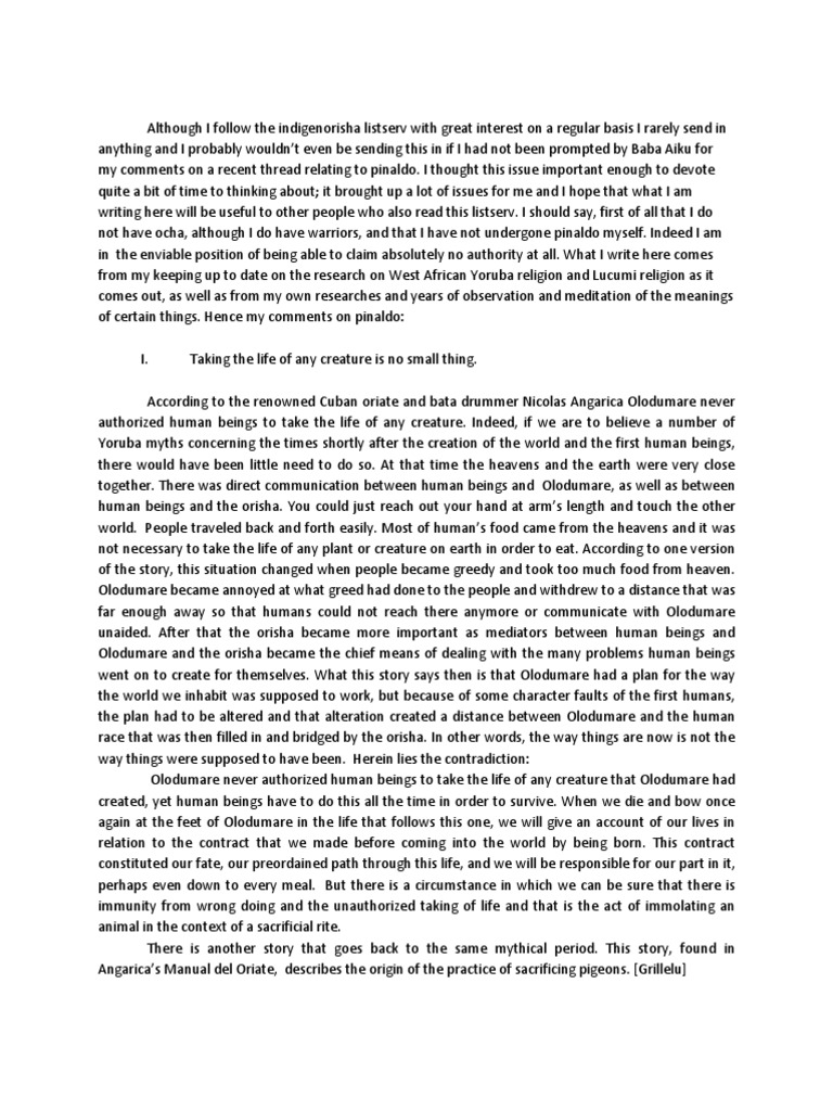 PInaldo | PDF | Santería | Priest