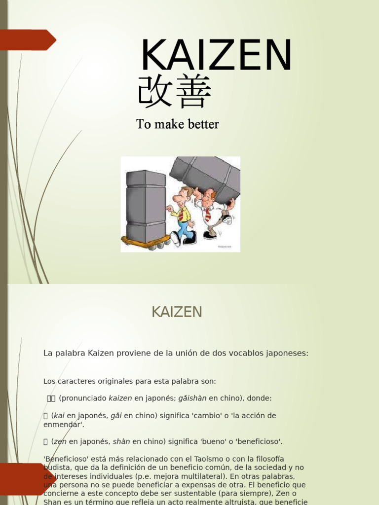 Presentacion Kaizen | PDF
