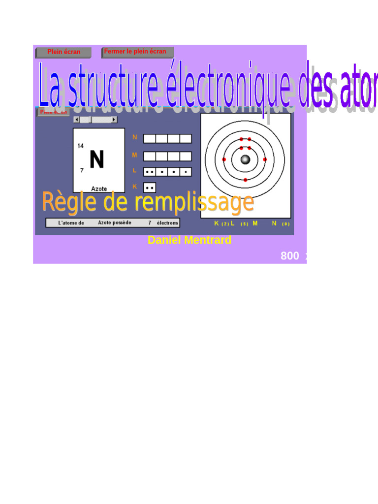 Structure Electronique | PDF