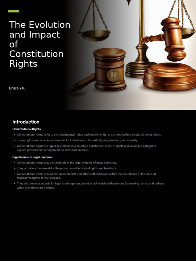 The Evolution and Impact of Constitution Rights | PDF