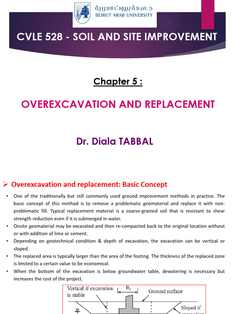 Lecture 5 - Overexcavation and Replacement | PDF