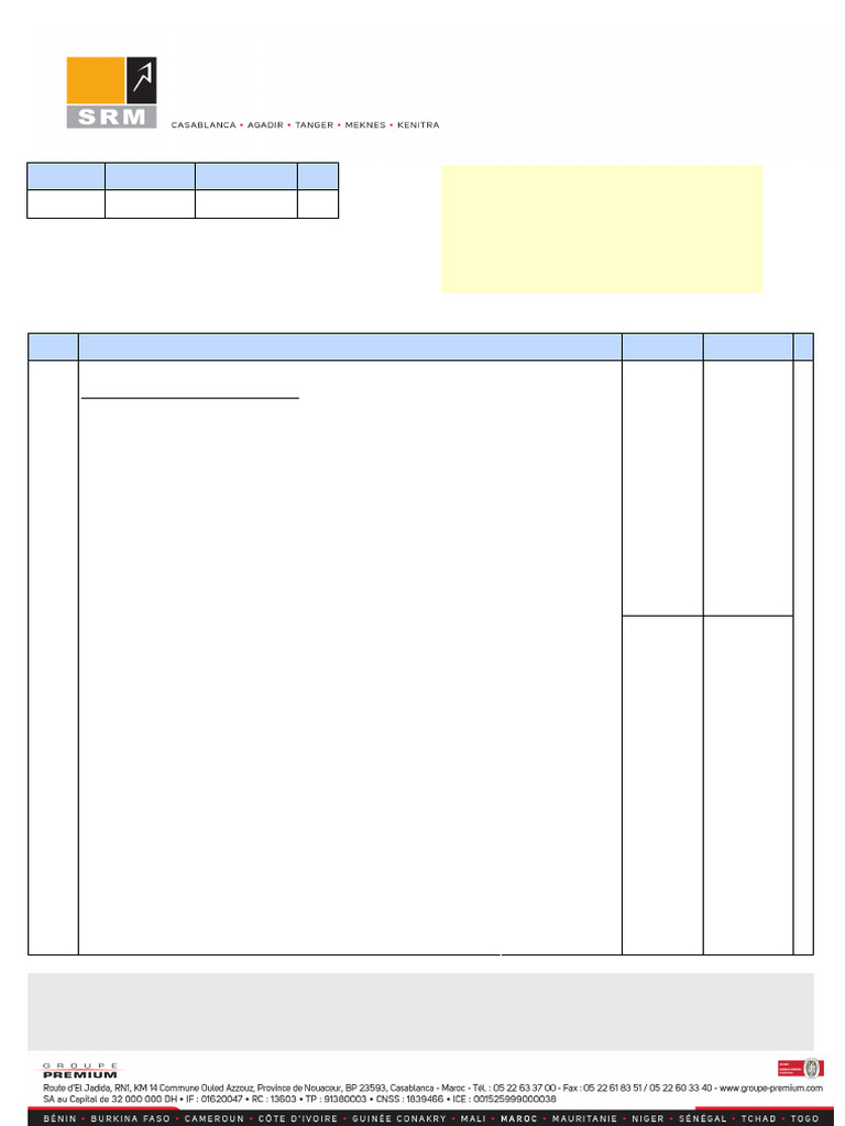 Devis DHL Segement Moteur | PDF
