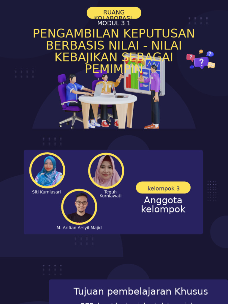 RUANG KOLABORASI MODUL 3.1 Kelompok 3 | PDF