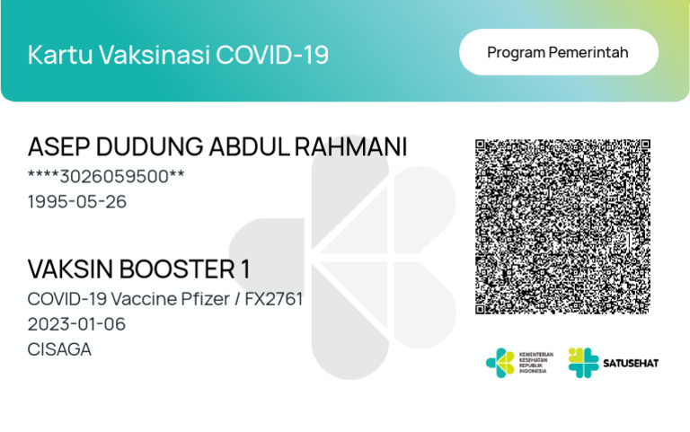 SERTIFIKAT-VAKSIN-DOSIS 3-ASEP-200 | PDF