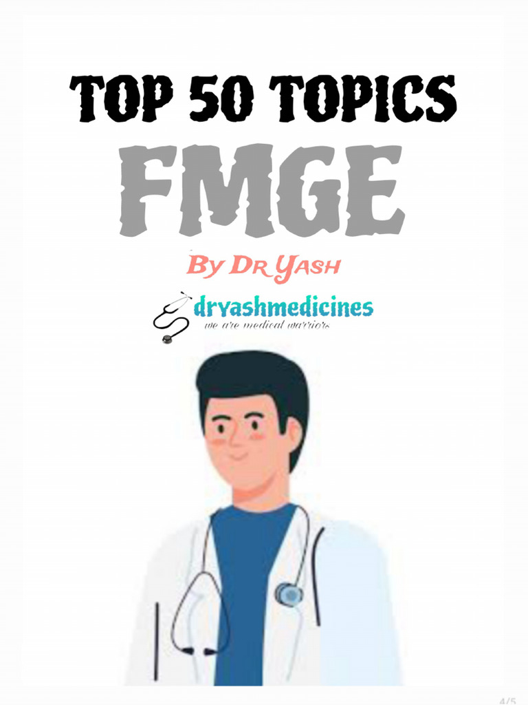 FMGE Top 50 Topics | PDF