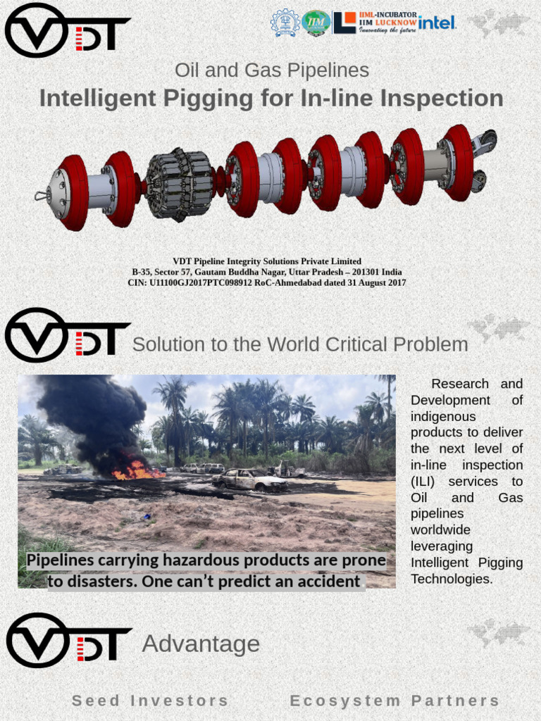 Pitchdeck - VDT Pipeline Integrity Solution | PDF