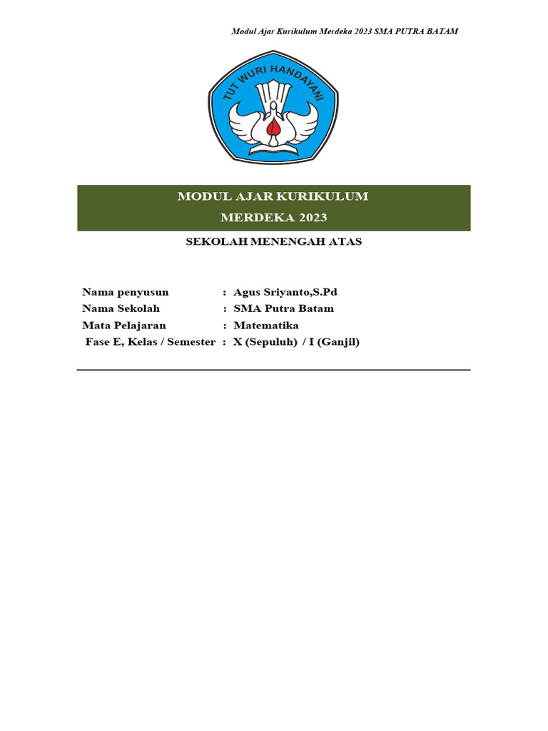 Modul Ajar OK 2023-SPLTV - 2024 - SIKLUS2 | PDF