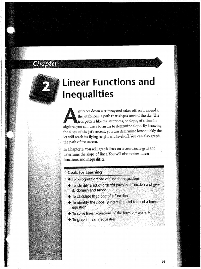 Algebra II Chapter 2 | PDF