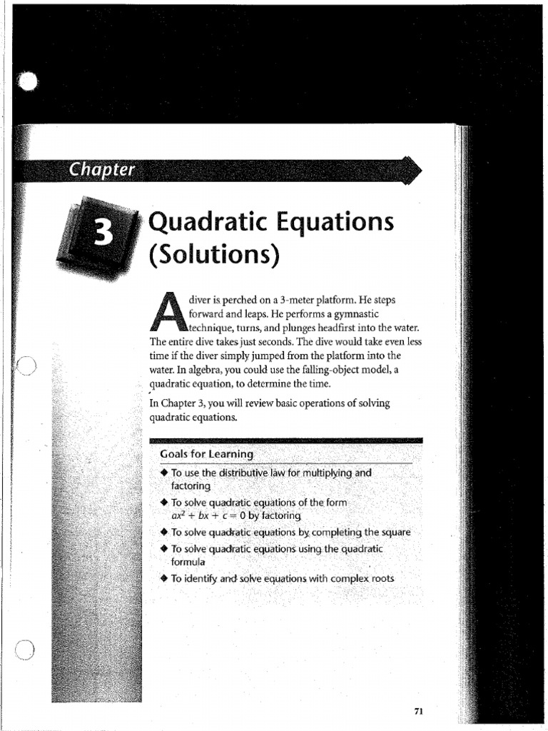 Algebra II Chapter 4 | PDF