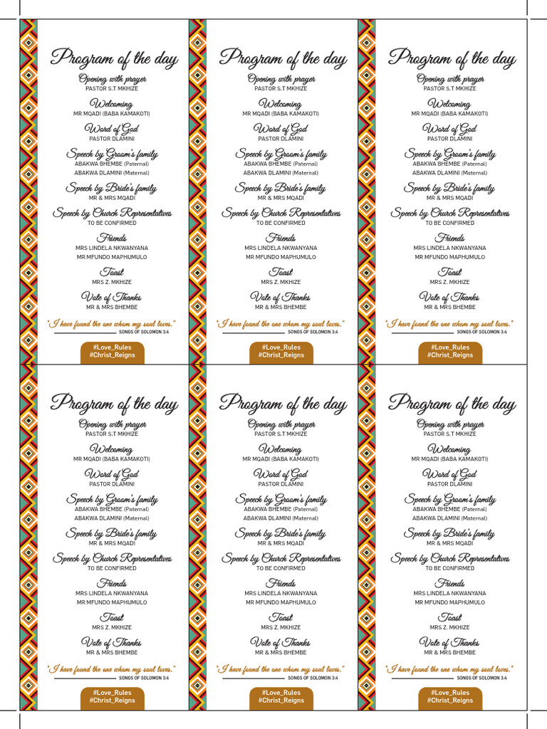 Phie - Program - A3 Print | PDF