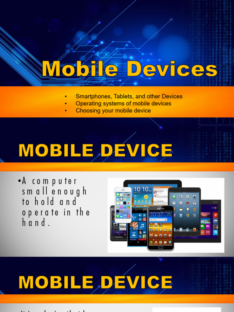 GEE1 Mobile Devices | PDF