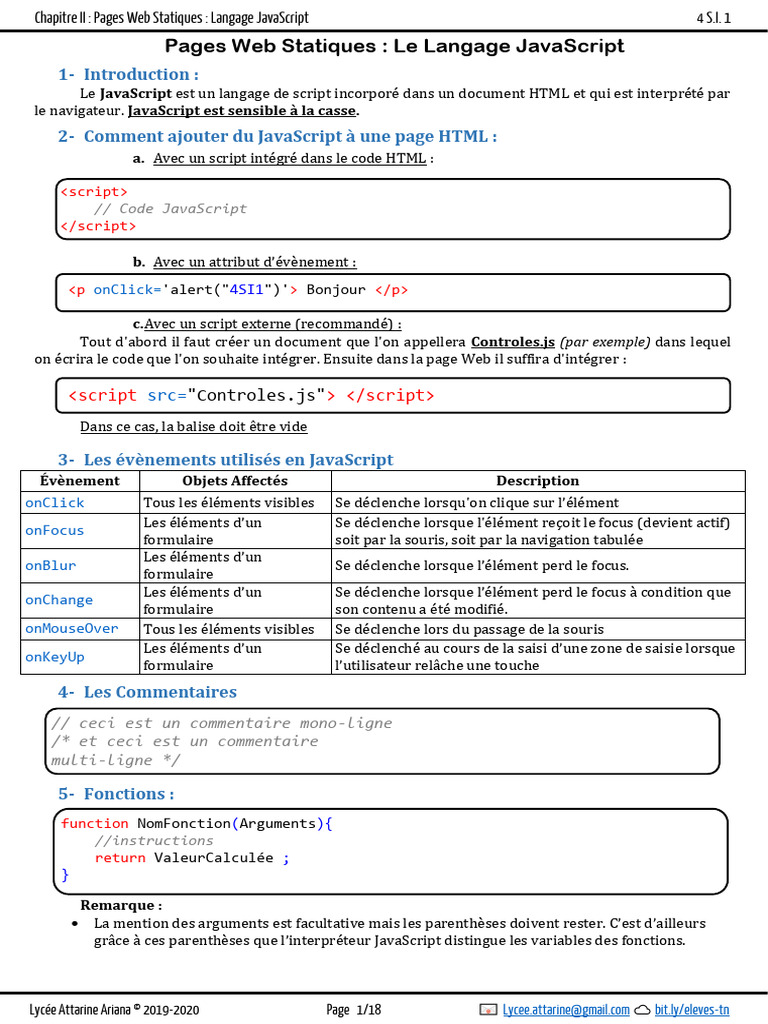CH02 - JavaScript | PDF