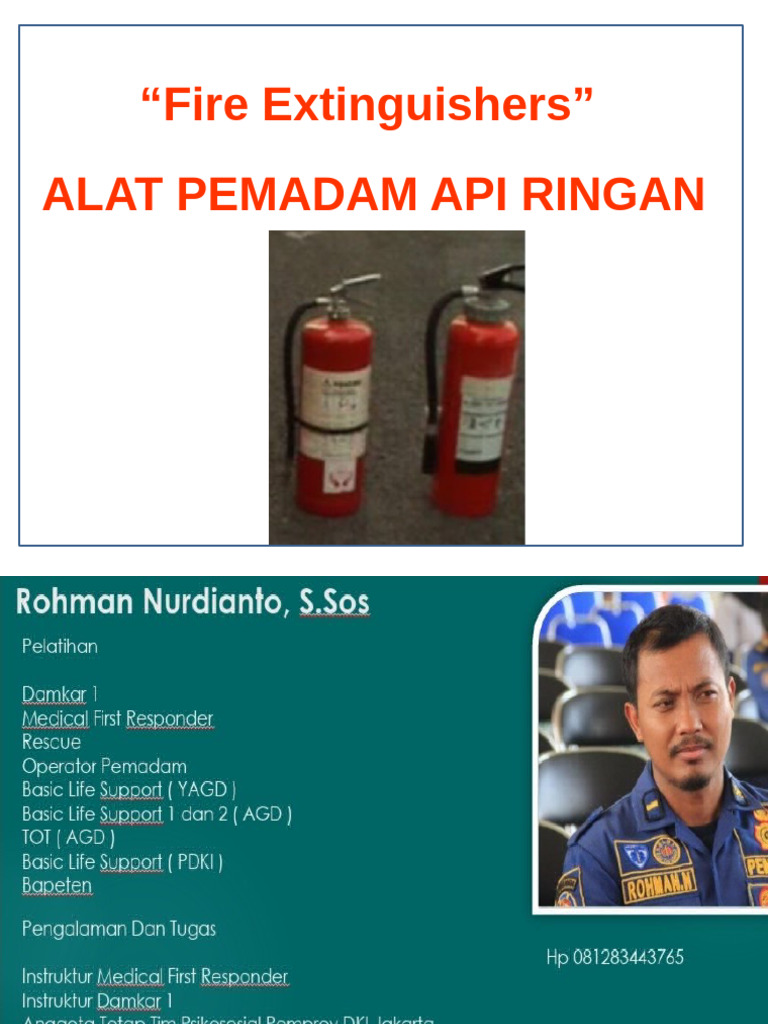 Presentase APAR Rohman Anu | PDF