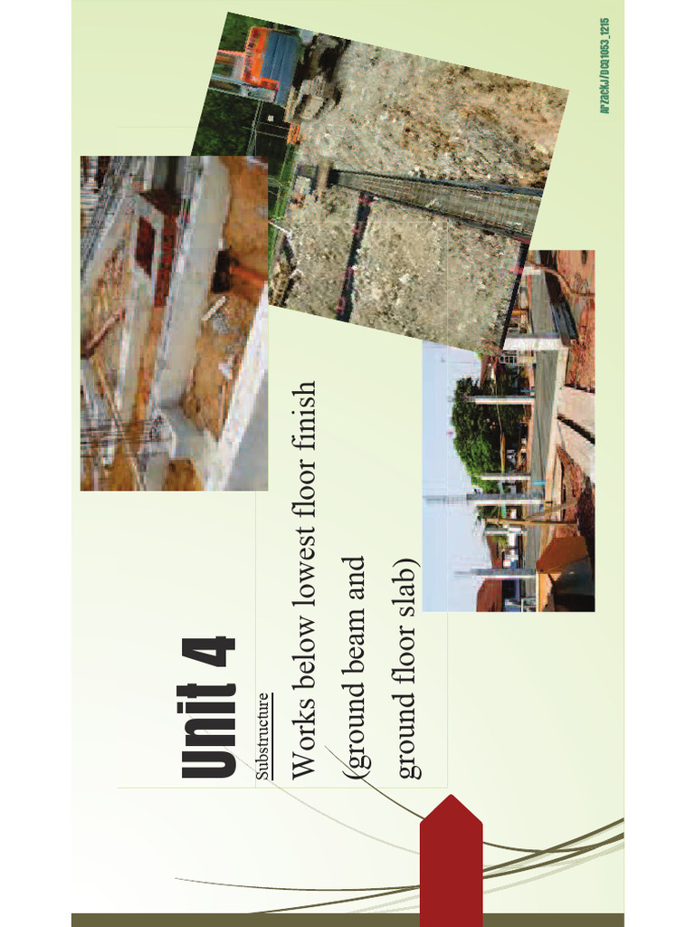 Unit4.2 - Ground Beam, Ground Floor Slab | PDF